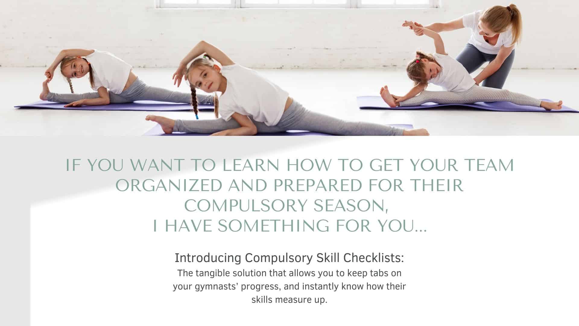 Compulsory Skill Checklists 2021-2029 - The Gymnastics Guide